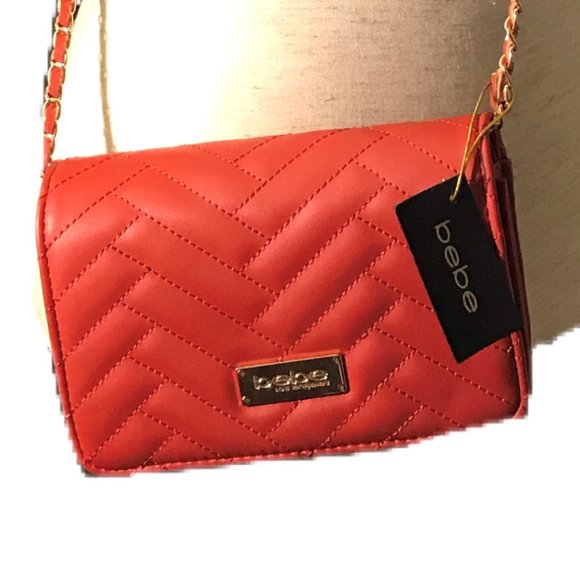 bebe | Bags | Bebe Red Crossbody Handbag | Poshmark